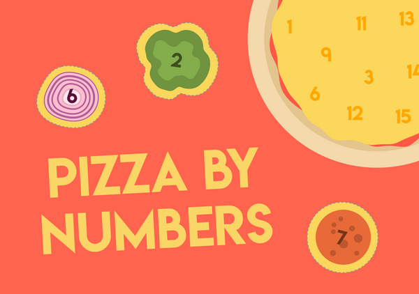 Pizza Number Match – Little Printables