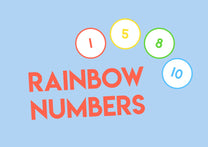 Rainbow Numbers – Little Printables