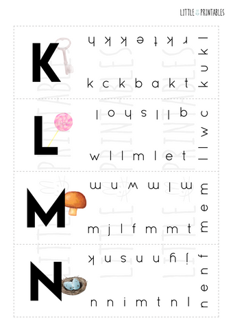 Alphabet Punch Cards – Little Printables